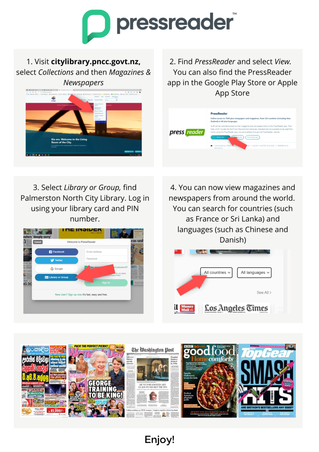 Palmerston North City Library | PressReader